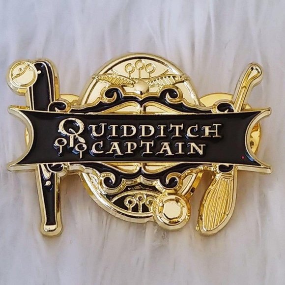 Boutique | Jewelry | Harry Potter Quidditch Captain Metal Enamel Pin ...